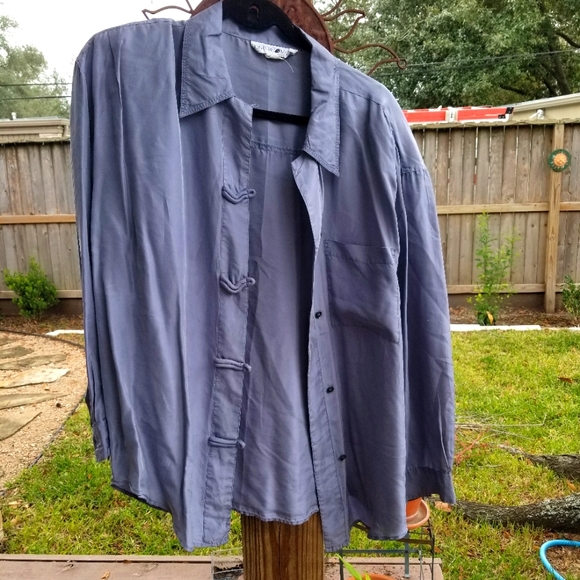 jonathan martin | Tops | Vintage Jonathan Martin Silk Blouse L | Poshmark
